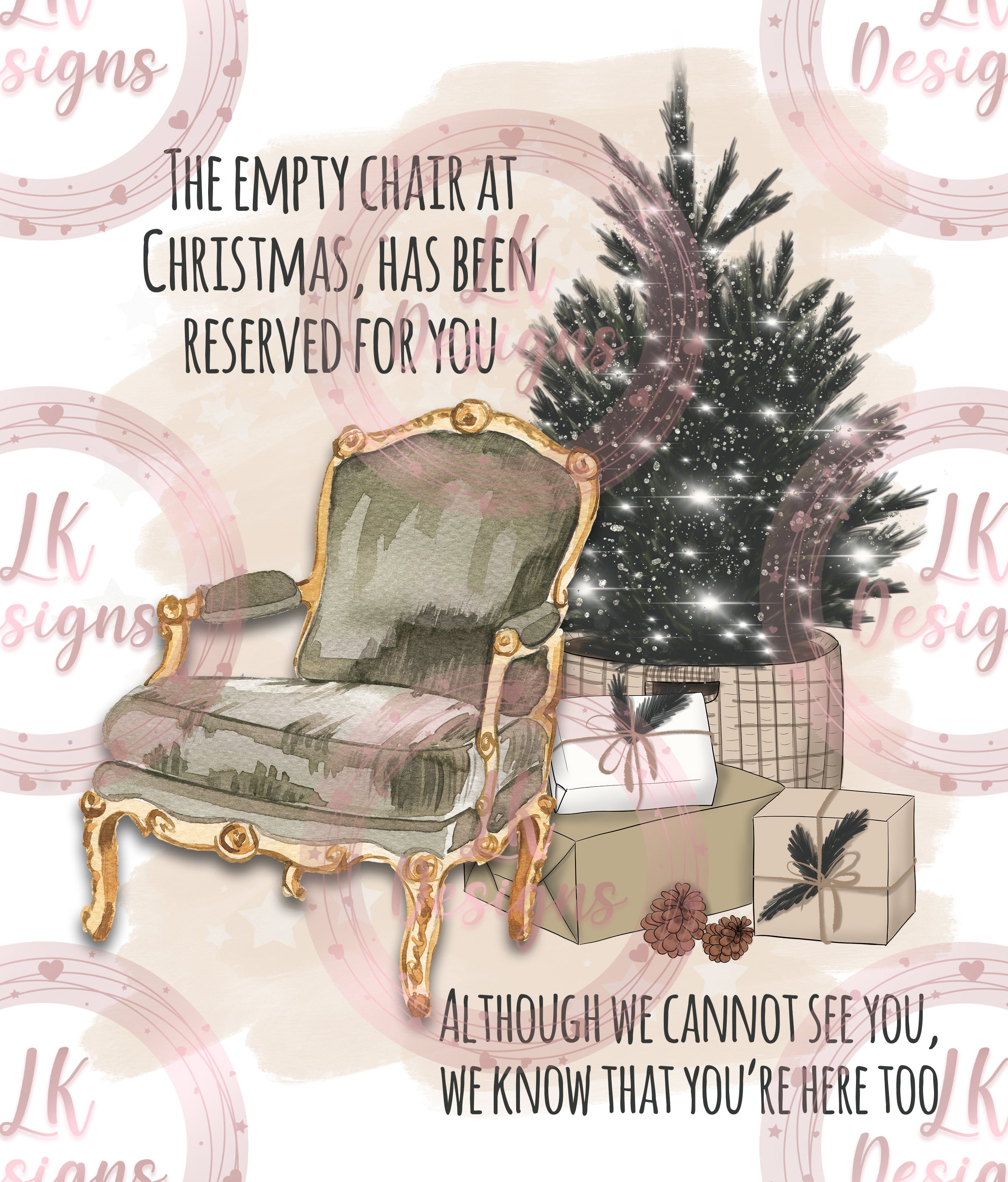 Empty Chair at Christmas - Payhip