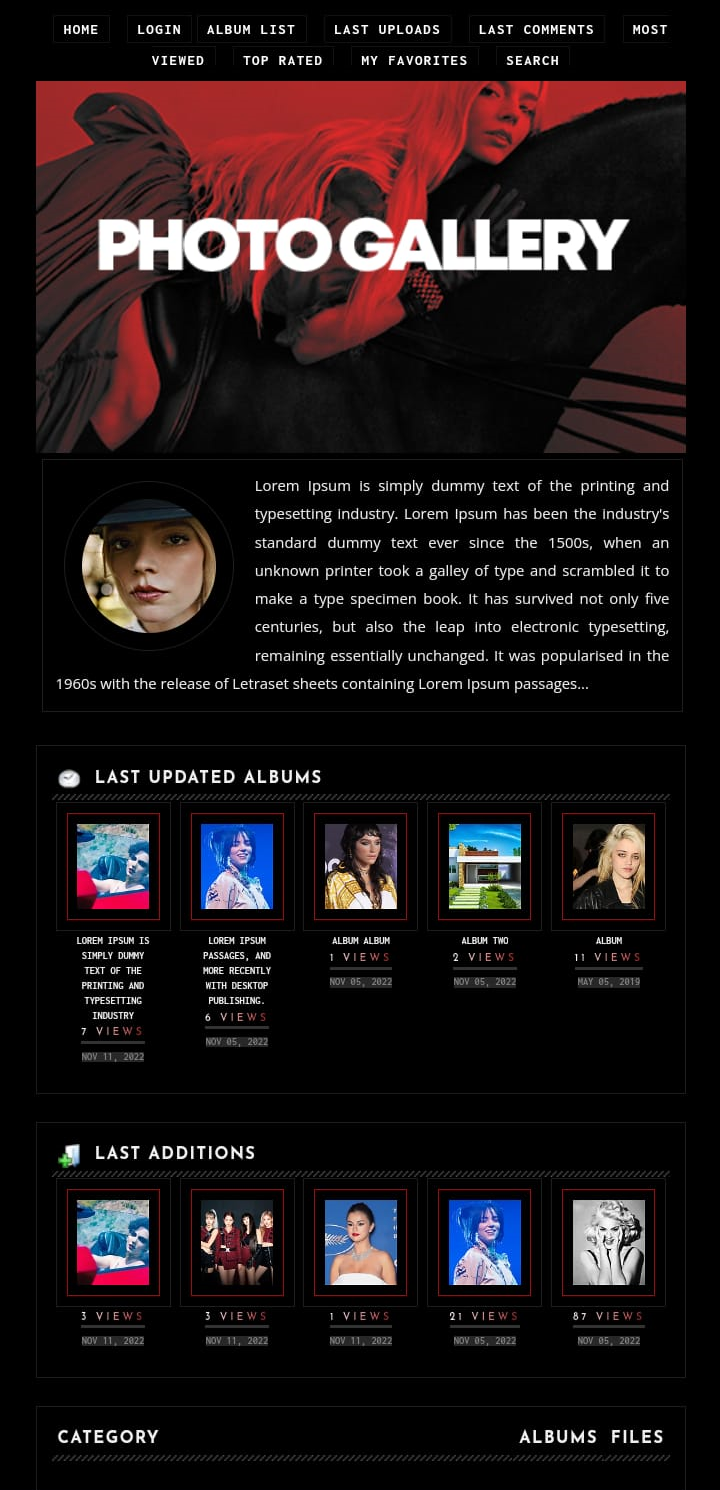 COPPERMINE (RESPONSIVE) THEME #007 - Payhip