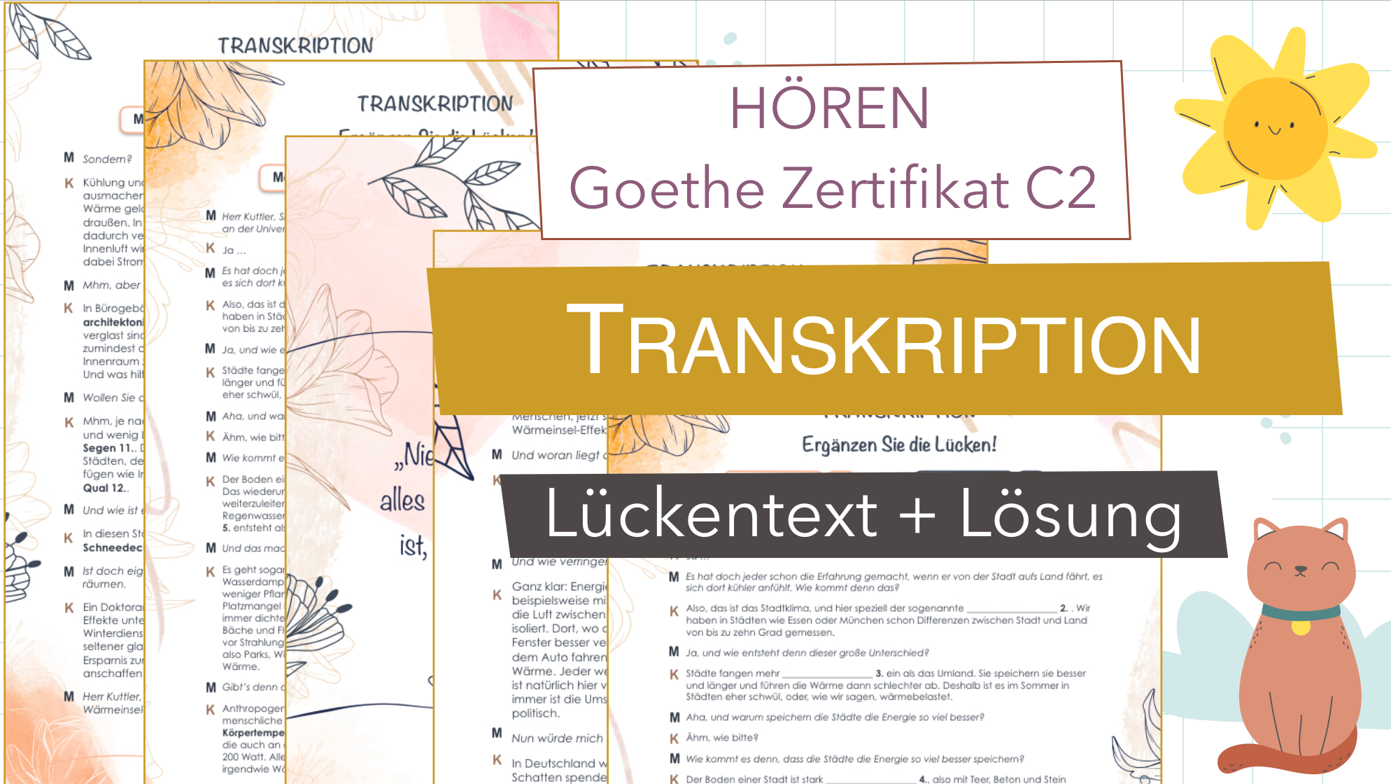 C2 Hören Teil 3 - Goethe Zertifikat - Payhip