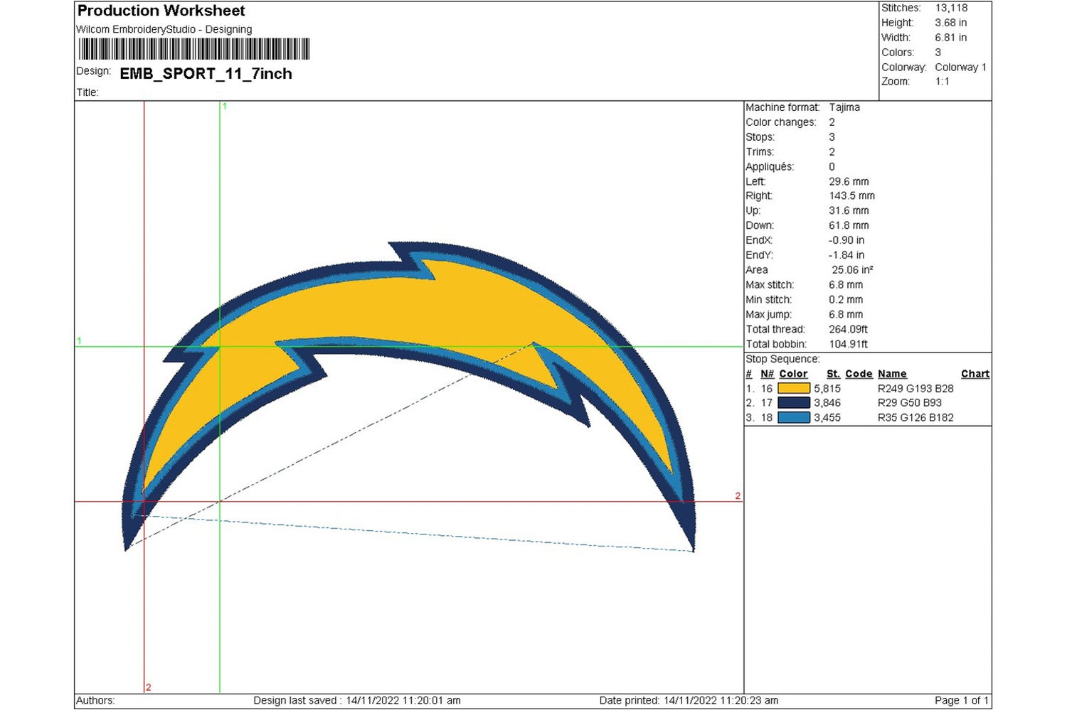 Chargers NFL Logo Embroidery Designs, Los-Angeles-Chargers Football ...