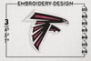 Falcons NFL Logo Embroidery Designs, Atlanta-Falcons Football ...
