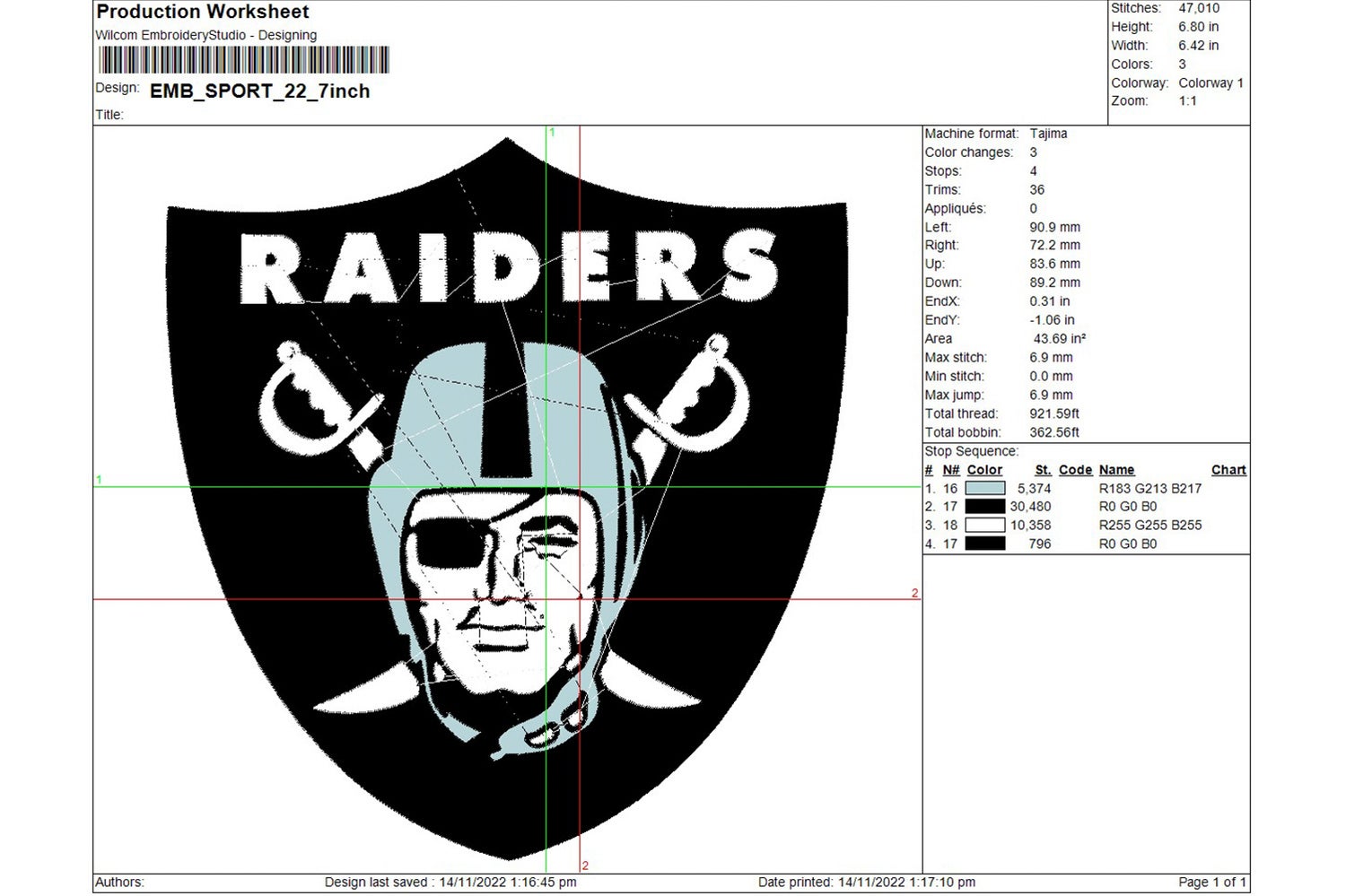Raiders NFL Logo Embroidery Designs, Las-Vegas Raiders Football ...