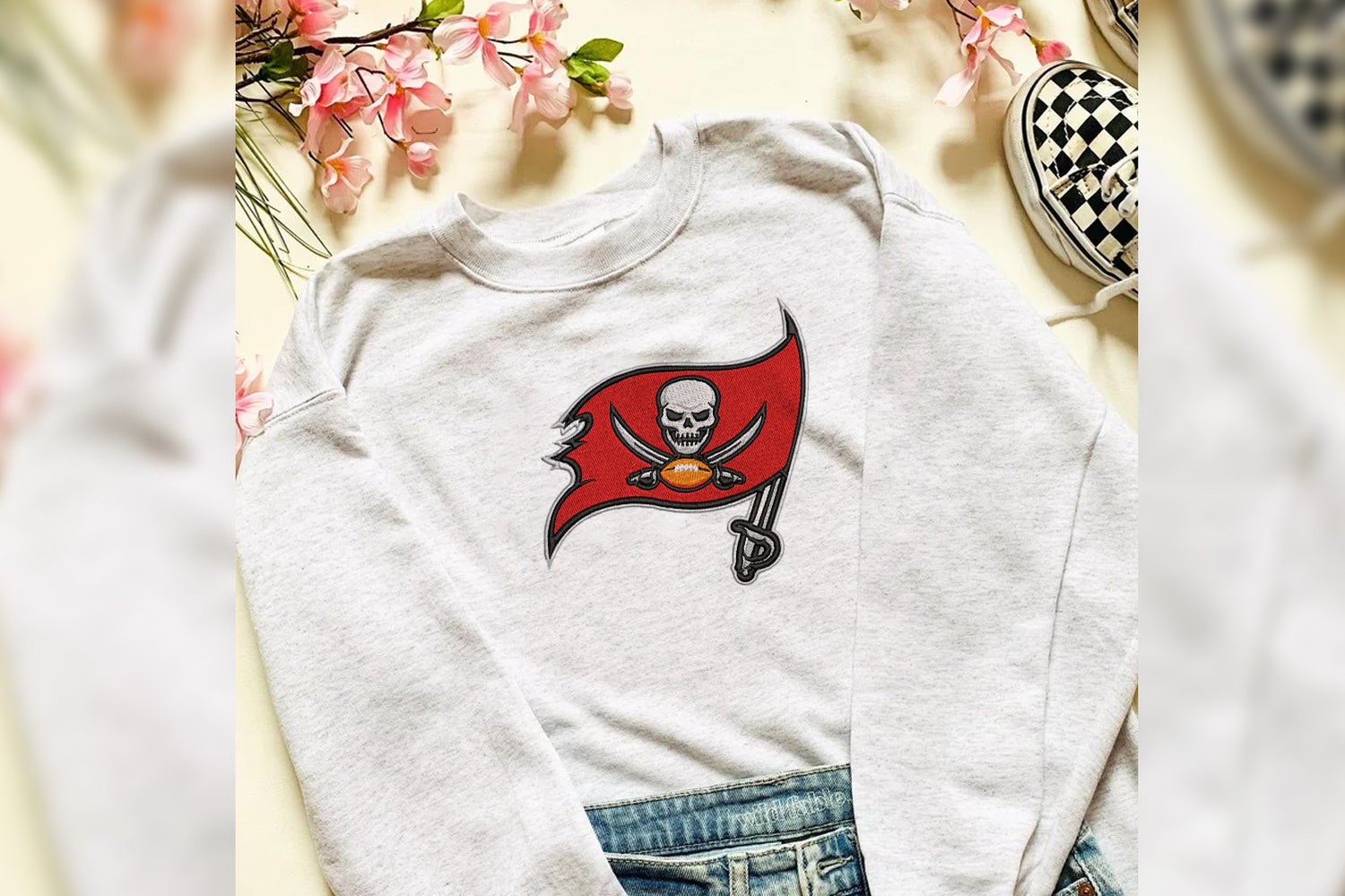 Tampa-Bay NFL Logo Embroidery Design, Tampa-Bay Buccaneers Football ...