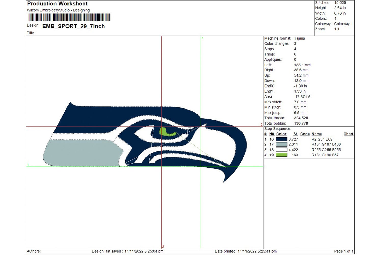 Seahawks NFL Logo Embroidery Design, Seattle-Seahawks Football ...