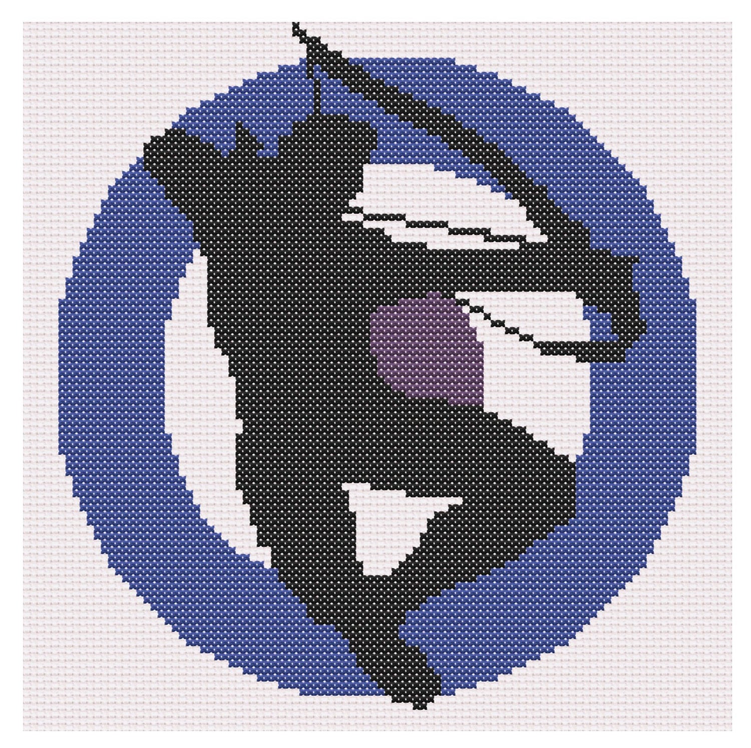 Hawkeye Silhouette on Purple Target - Payhip