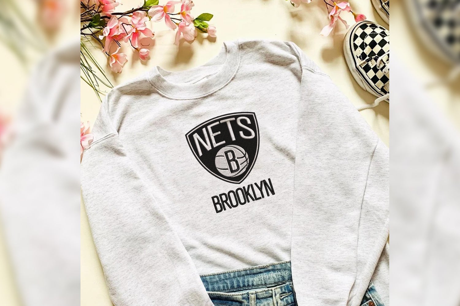 Brooklyn-Nets Basketball Team Embroidery Design, Brooklyn-Nets Logo NBA ...