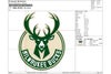 Milwaukee-Bucks Basketball Team Embroidery Design, Milwaukee-Bucks Logo ...