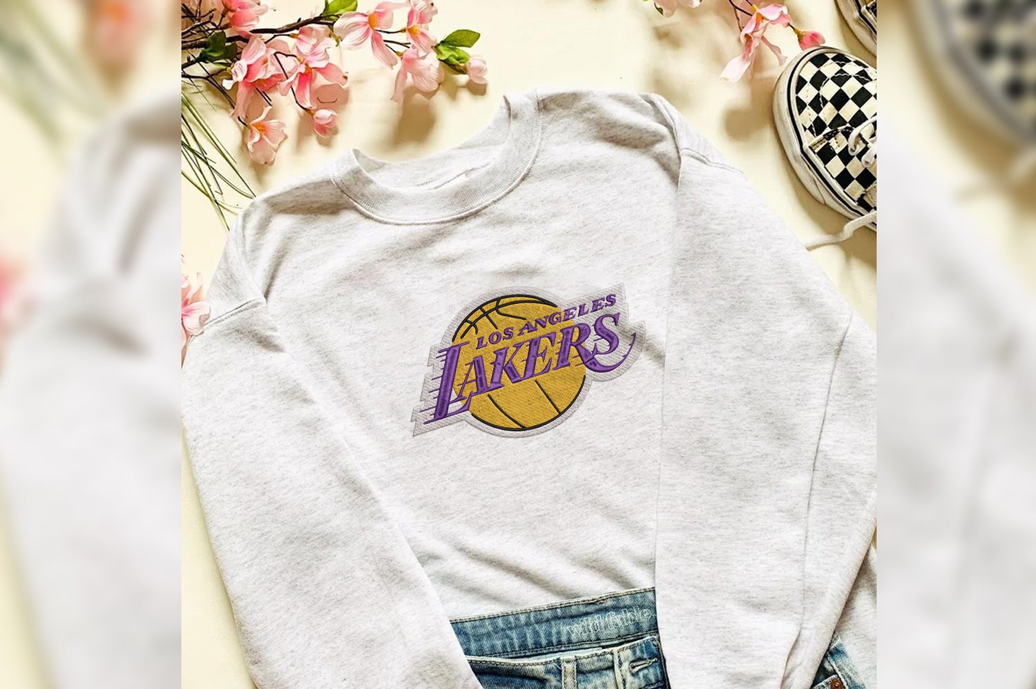 Los-Angeles-Lakers Basketball Team Embroidery Design, Los-Angeles ...