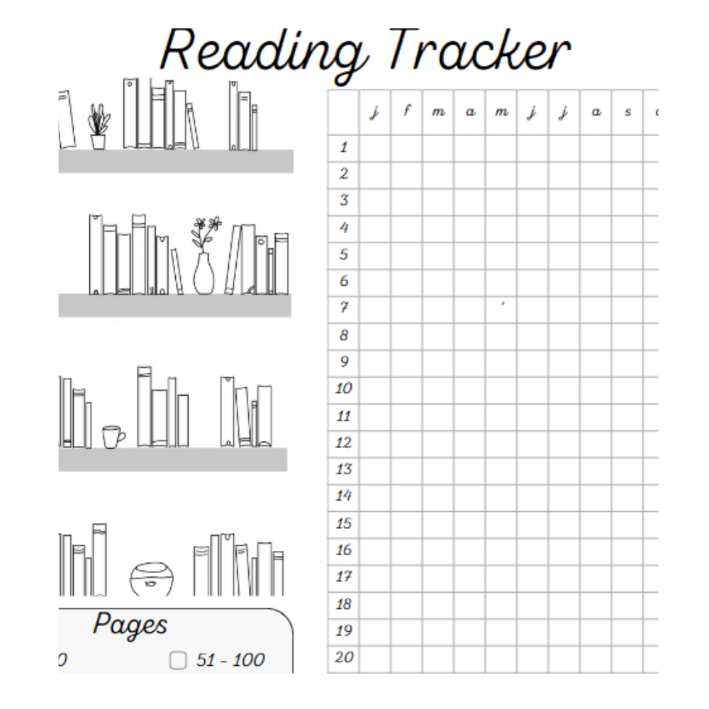 Reading Journal & Bookmarks 8.5x11 - Payhip