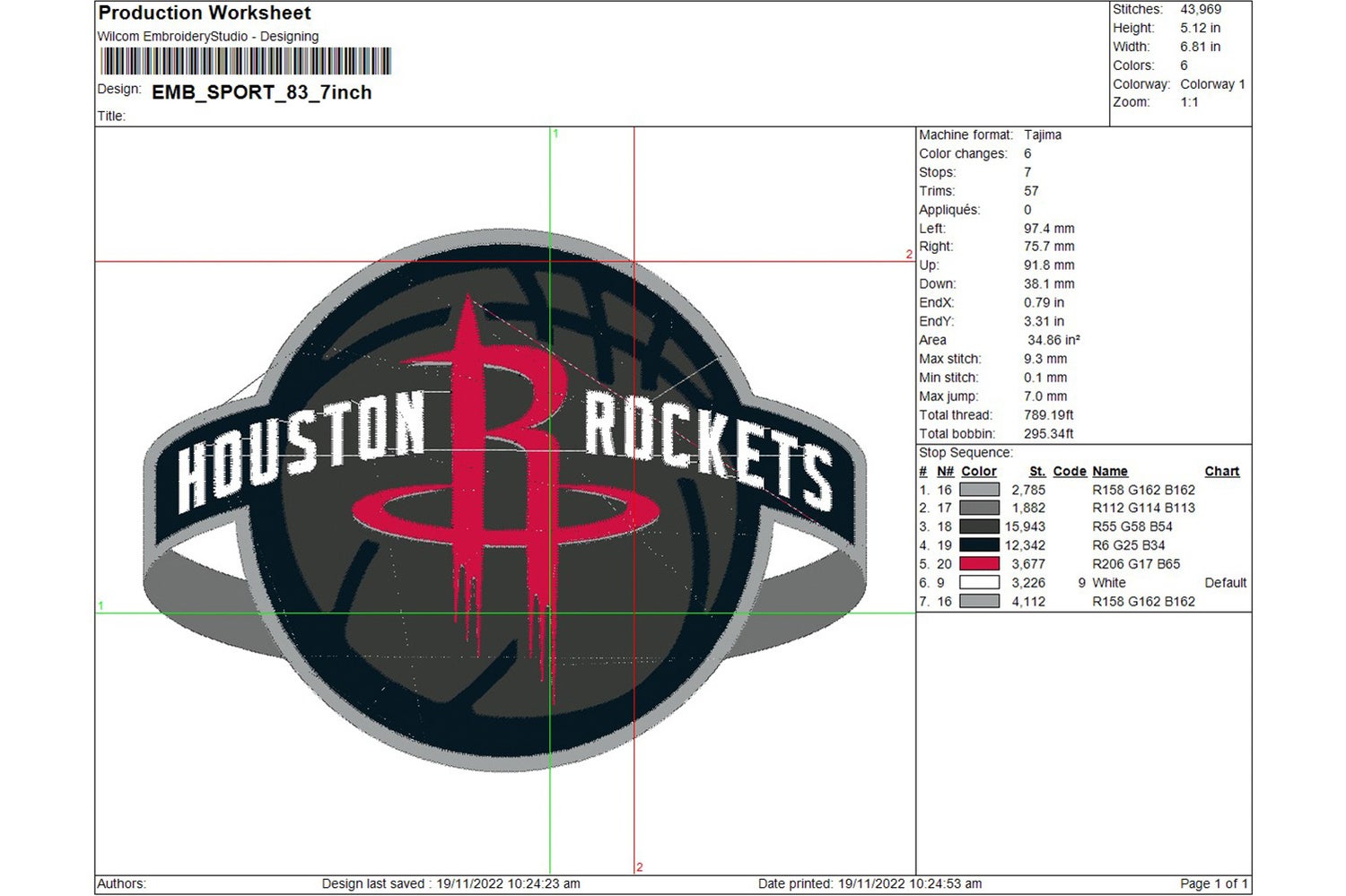 Houston-Rockets Basketball Team Embroidery Design, Houston-Rockets Logo ...