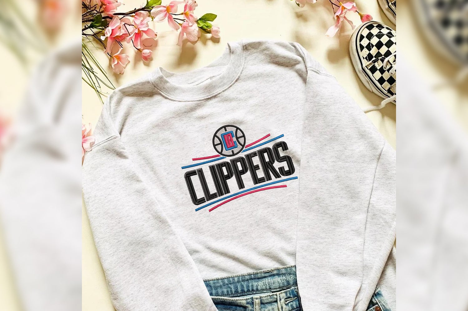 Los-Angeles Clippers Basketball Team Embroidery Design, Los-Angeles ...