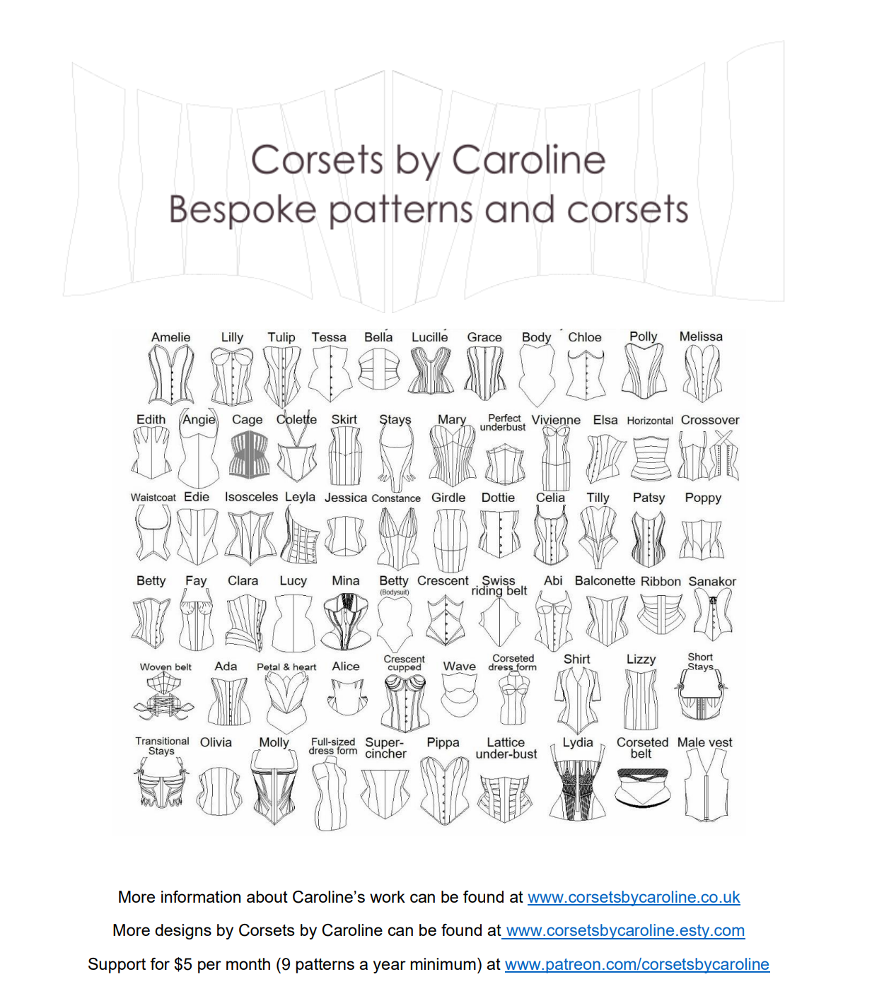 How to draft corset patterns - Payhip