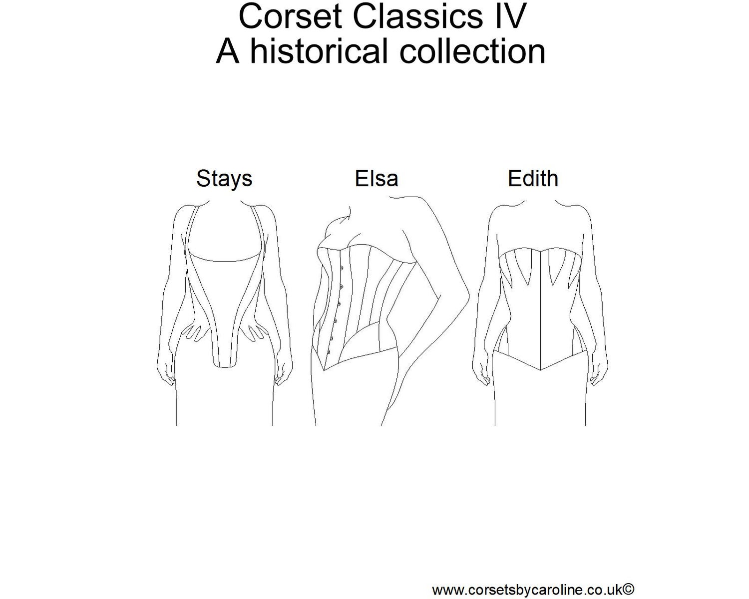Corset Classics IV - a collection of 3 historical corset patterns - Payhip