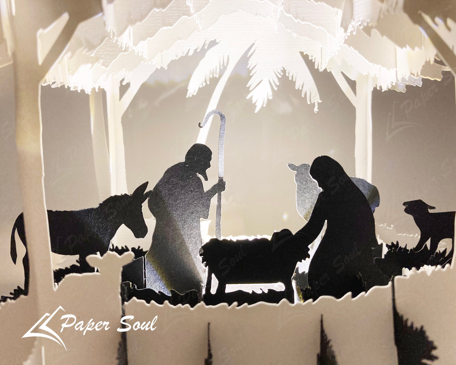 Paper nativity scene template - Payhip