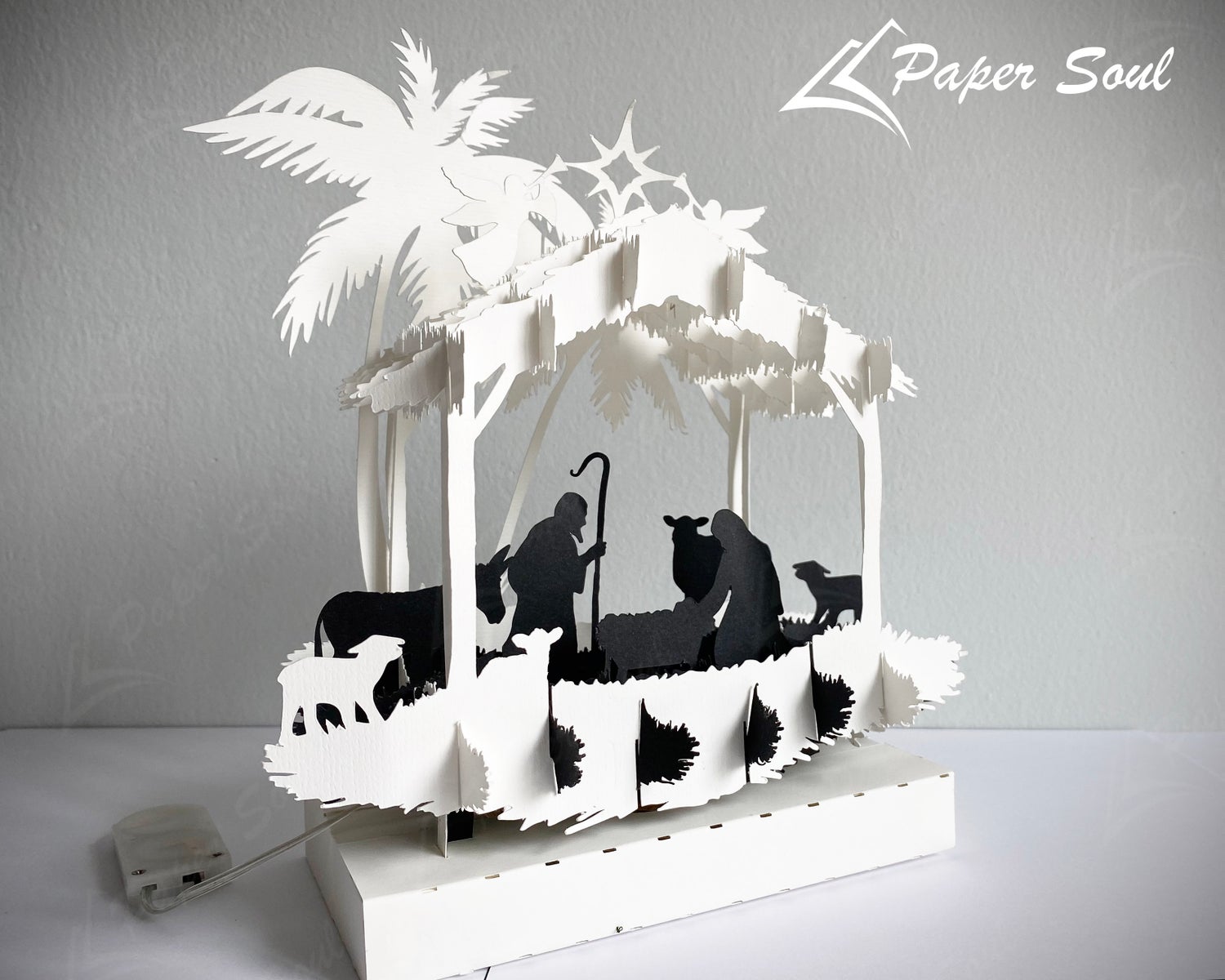 Paper nativity scene template - Payhip