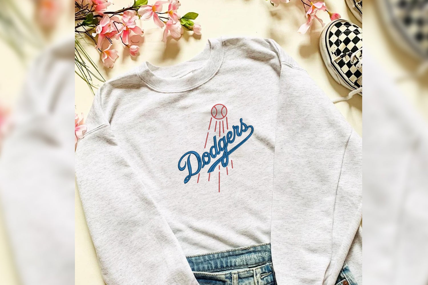 LA-Dodgers Embroidery Design, LA-Dodgers Baseball Team Embroidery files ...