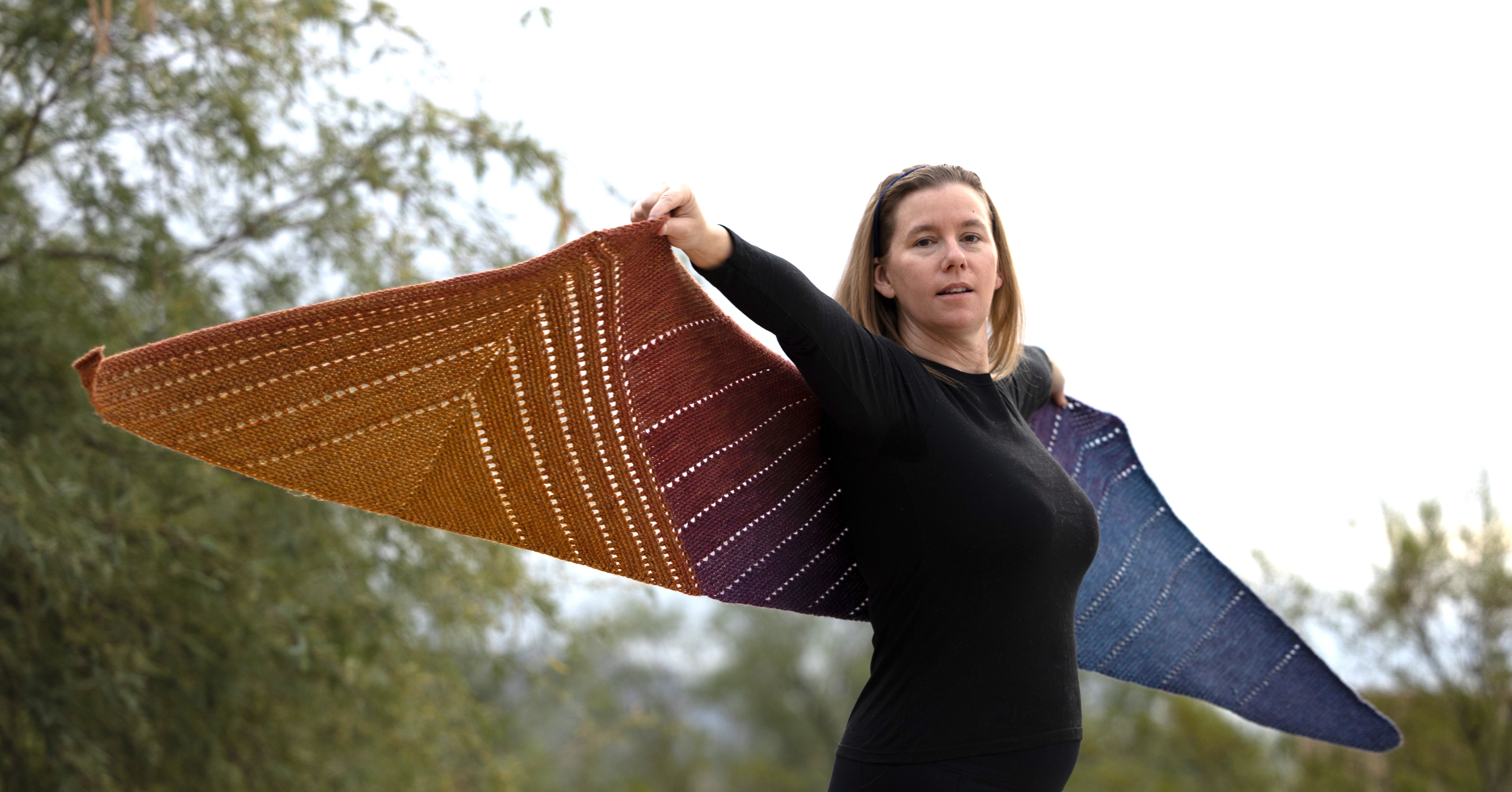 Sunset Adventure Wrap Tunisian Crochet Pattern - Payhip