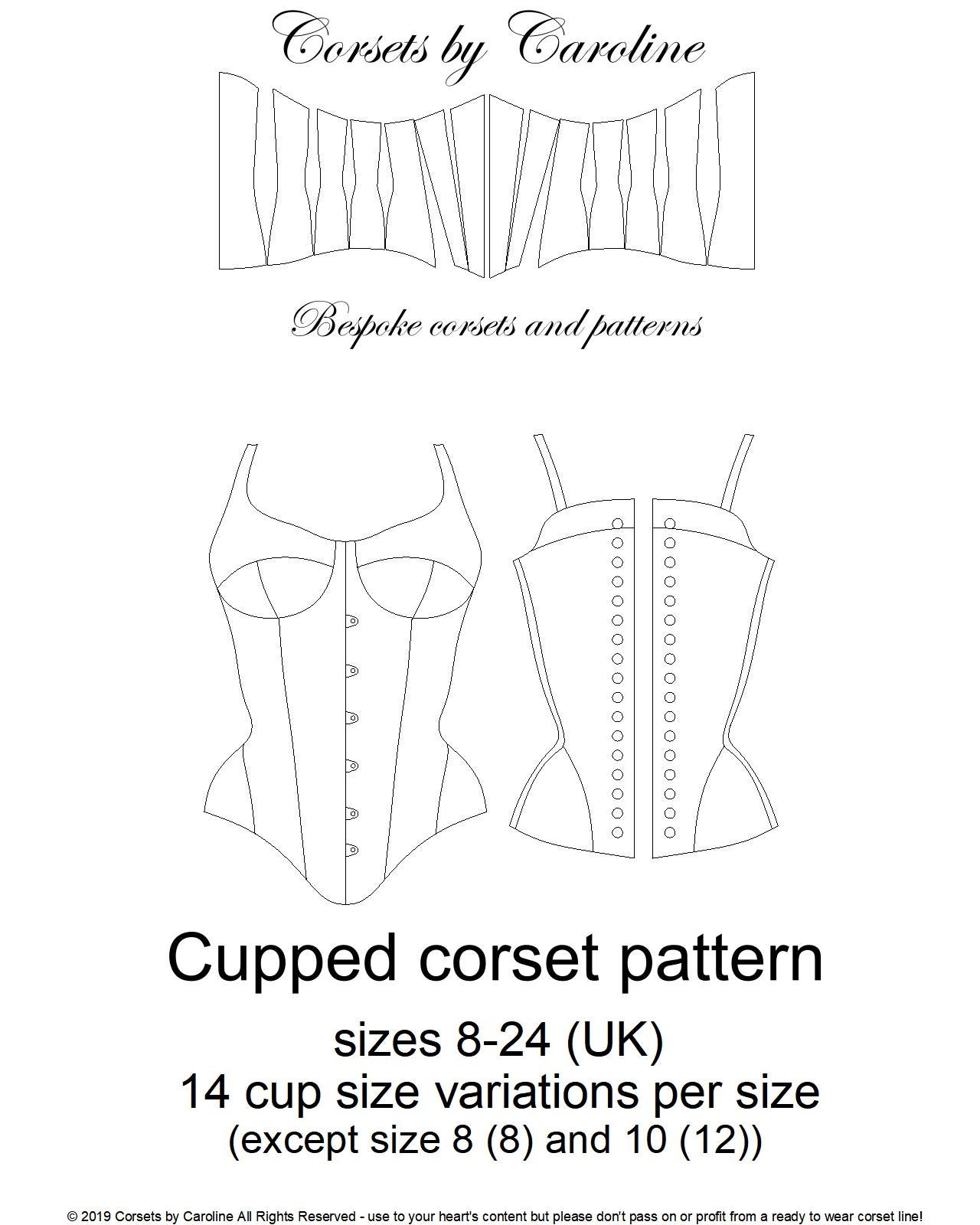 Abi Cupped Corset Pattern - Payhip