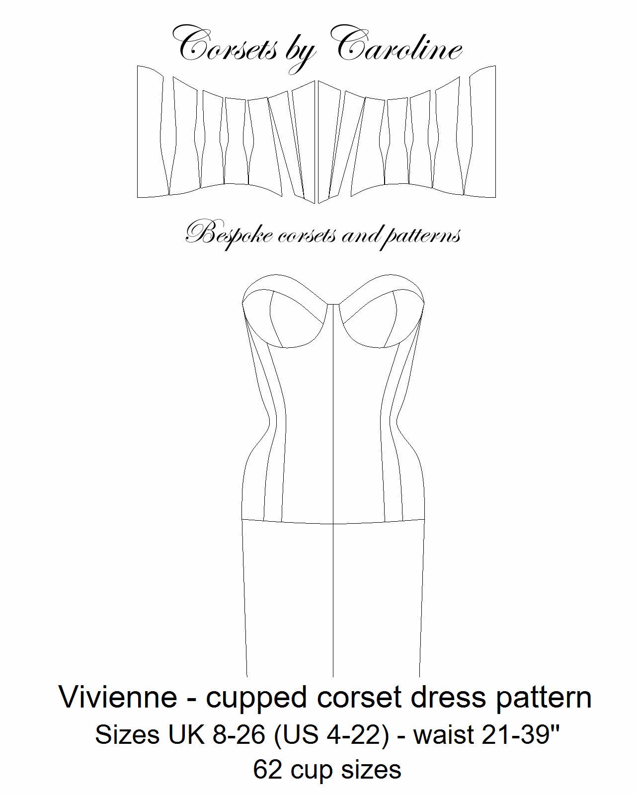 Abi Cupped Corset Pattern - Payhip