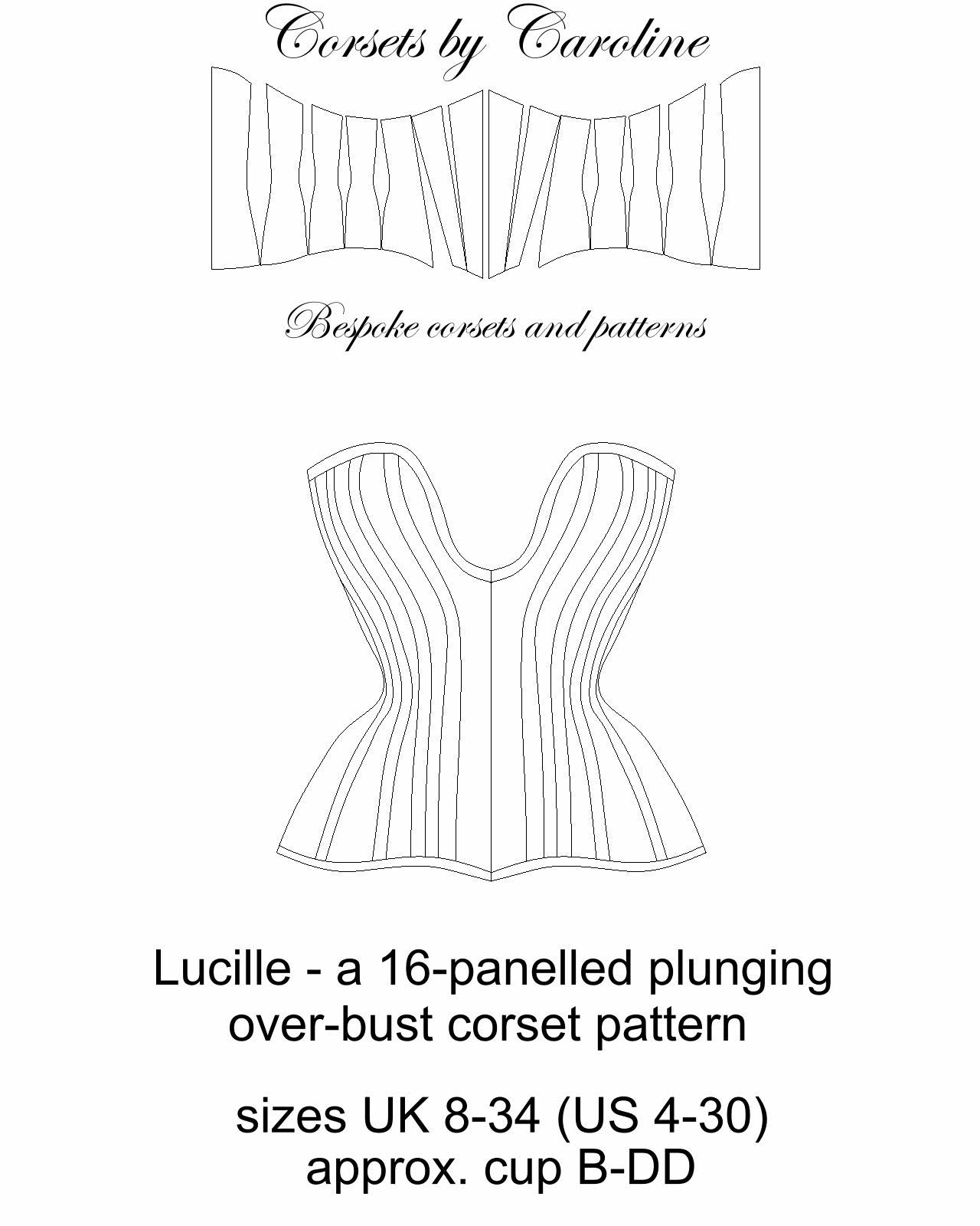 Constance Over-bust Corset Pattern - Payhip