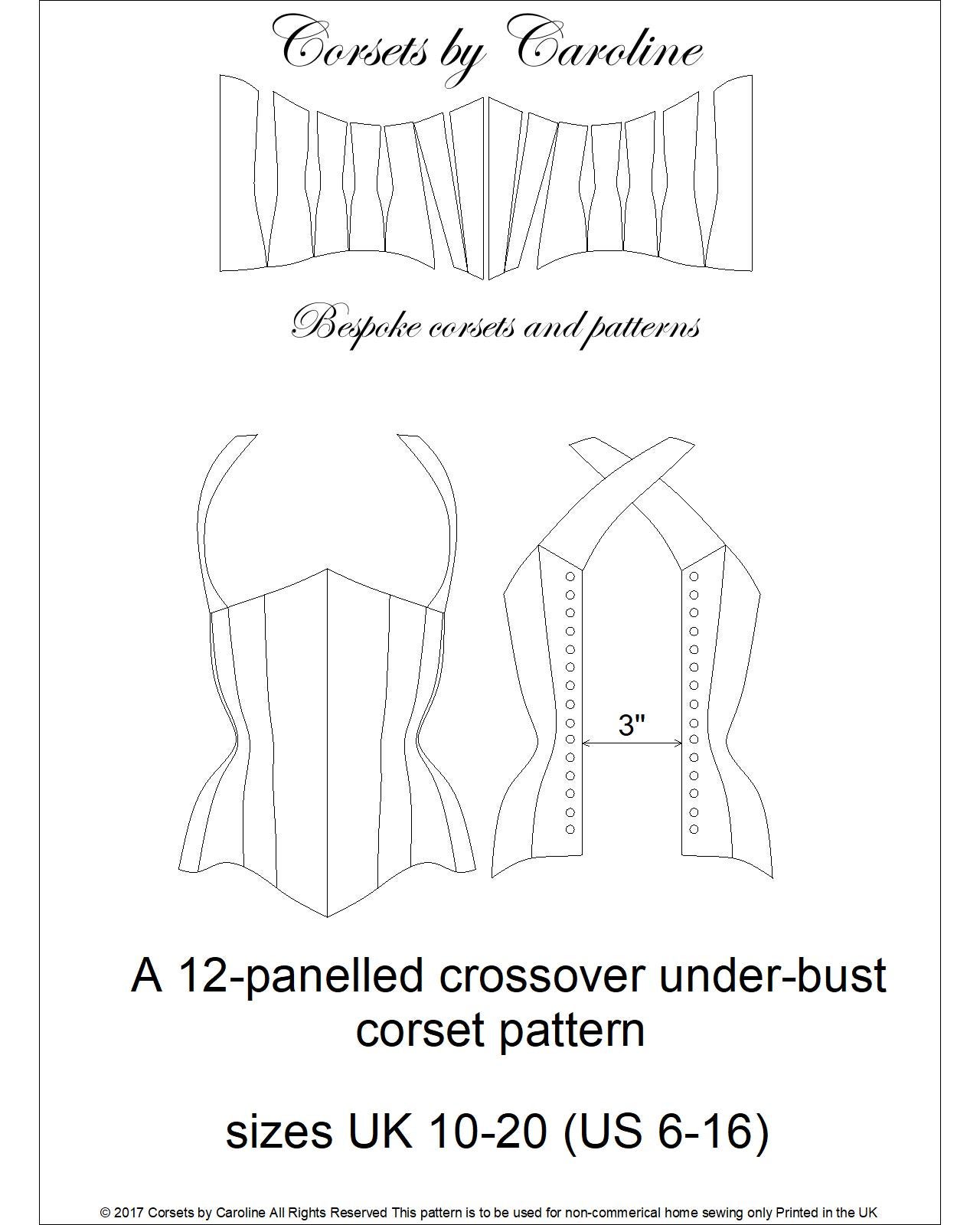 The Crossover Under-bust Corset Pattern - Payhip