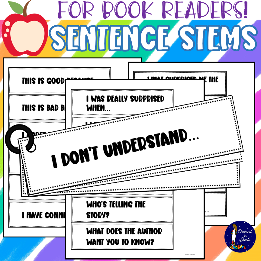 Sentence Stems for Book Readers - Payhip
