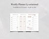 Weekly Planner Inserts - Payhip