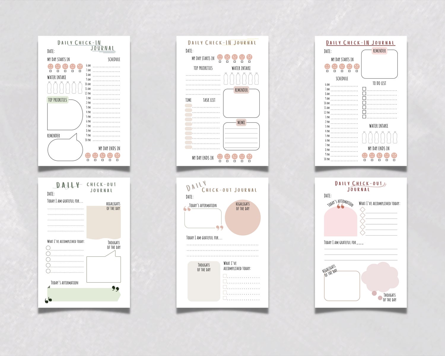 Daily Planner Inserts - Payhip