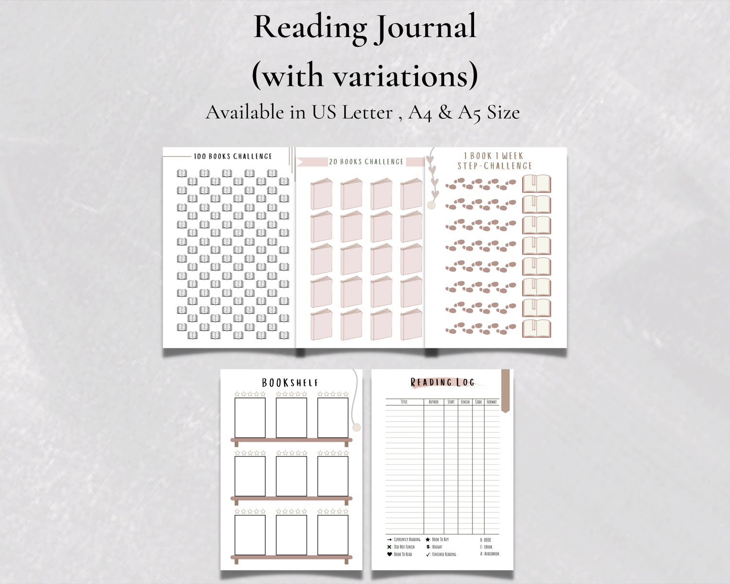 Reading Journal Inserts - Payhip