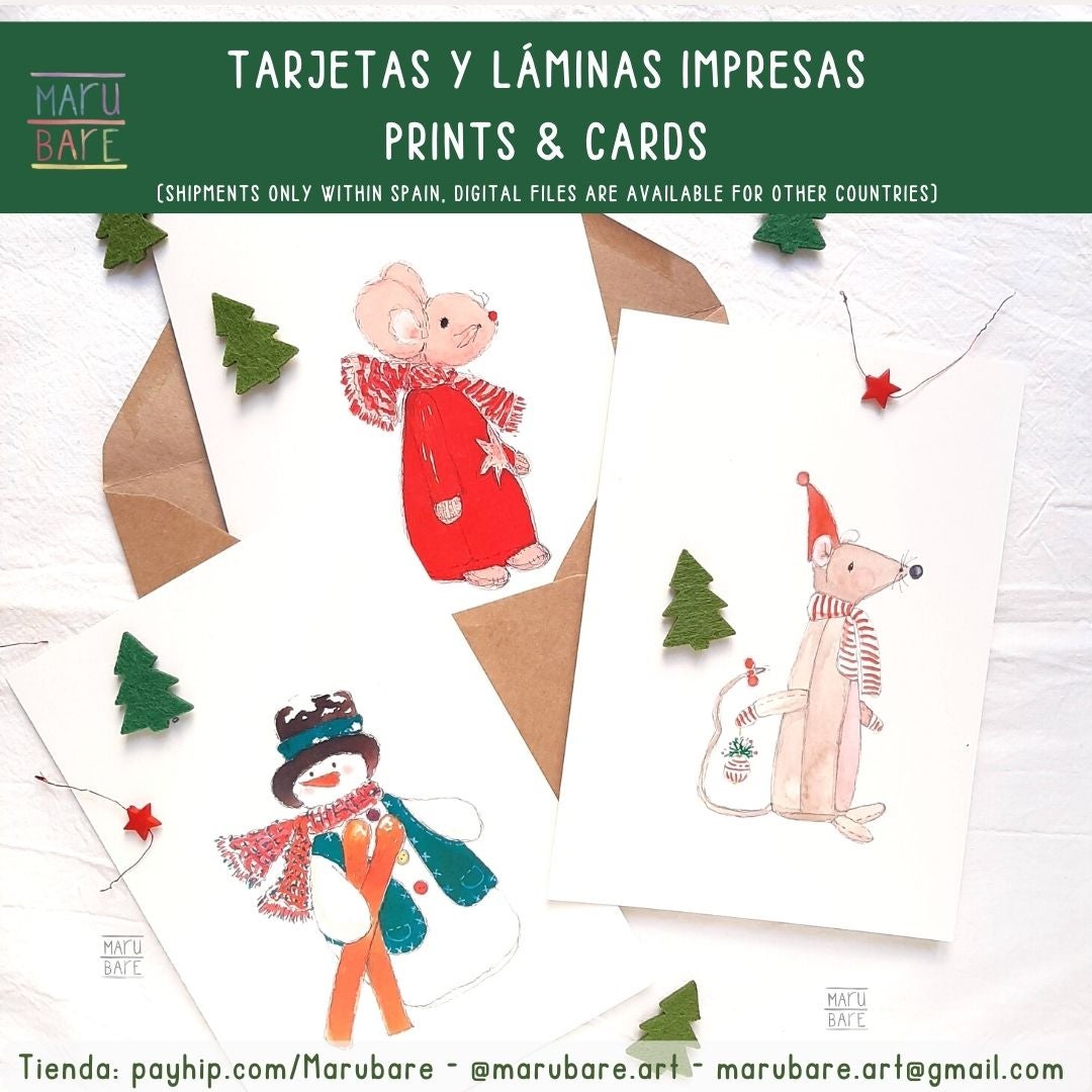 "Abstract Christmas Flowers" folding cards (PDF downloadable files) - Payhip