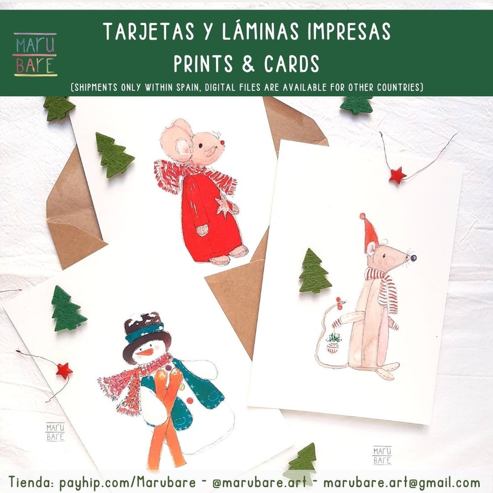 "Abstract Christmas Flowers" folding cards (PDF downloadable files) - Payhip