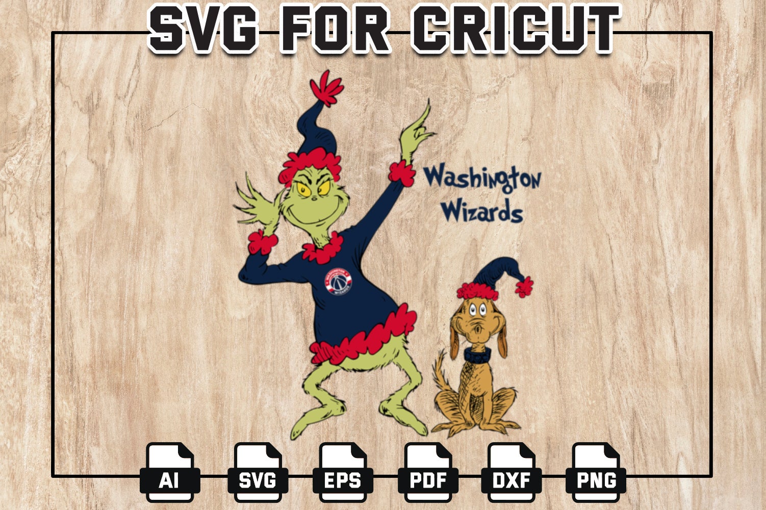 The Grinch Washington-Wizards Basketball Team Svg, Grinch Washington ...