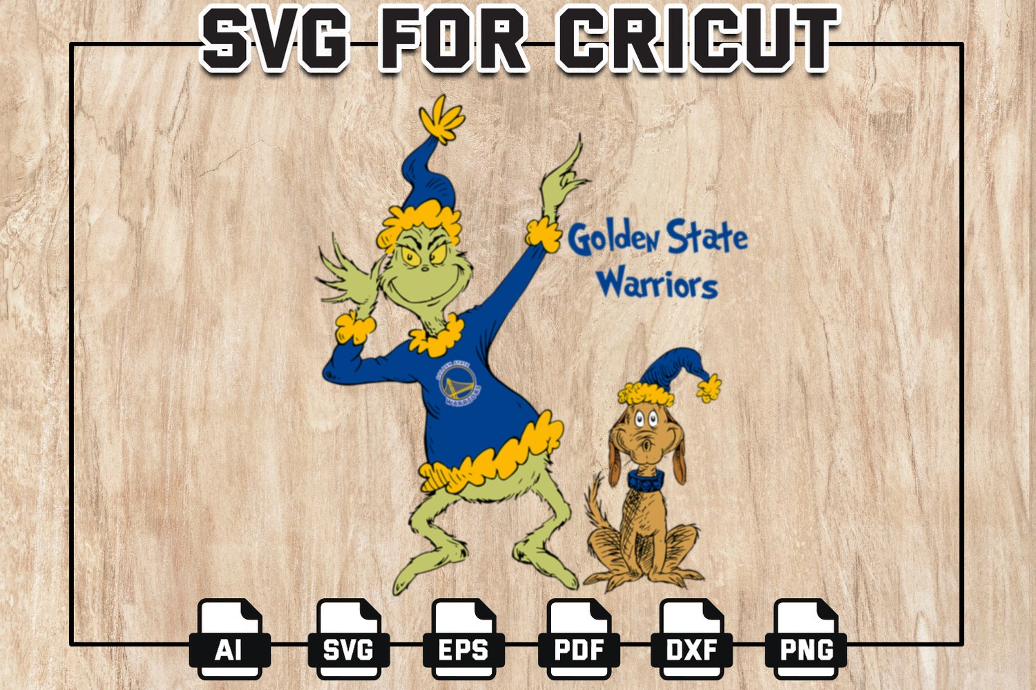 The Grinch Golden-State-Warriors Basketball Team Svg, Grinch Golden ...