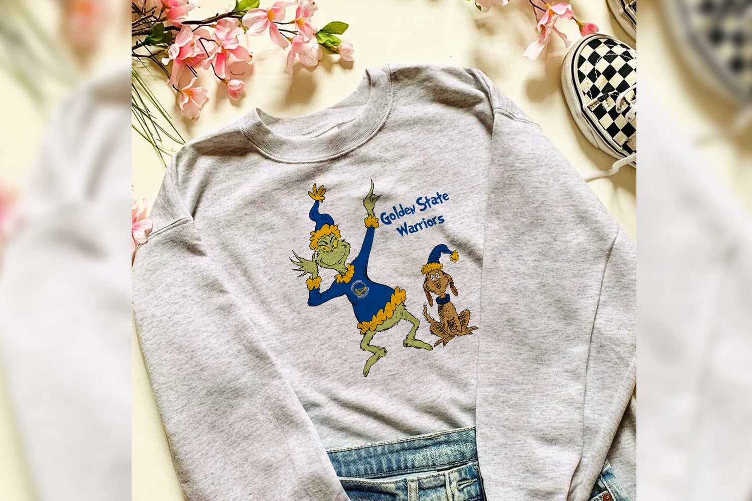 The Grinch Golden-State-Warriors Basketball Team Svg, Grinch Golden ...
