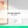 Art Label Templates for Canva - Payhip