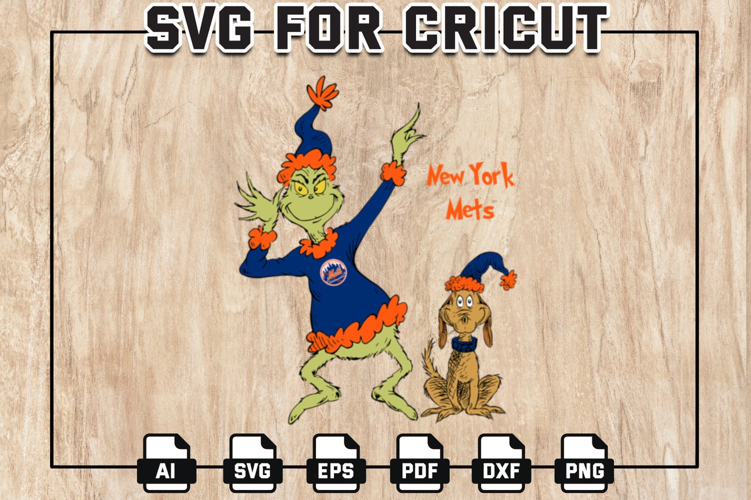 The Grinch New-York Mets Baseball Team Svg, Grinch New-York Mets MLB ...