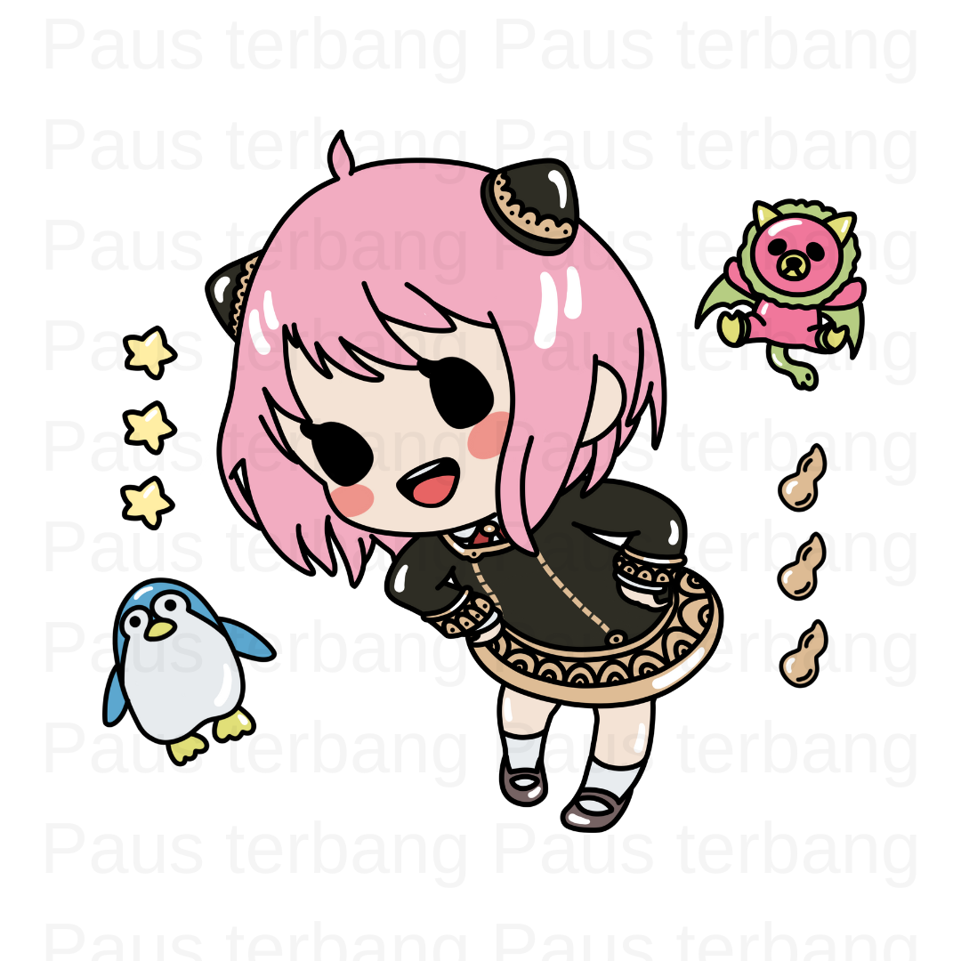 Anya Forger Love peanut Spy X Family Digital file - Payhip