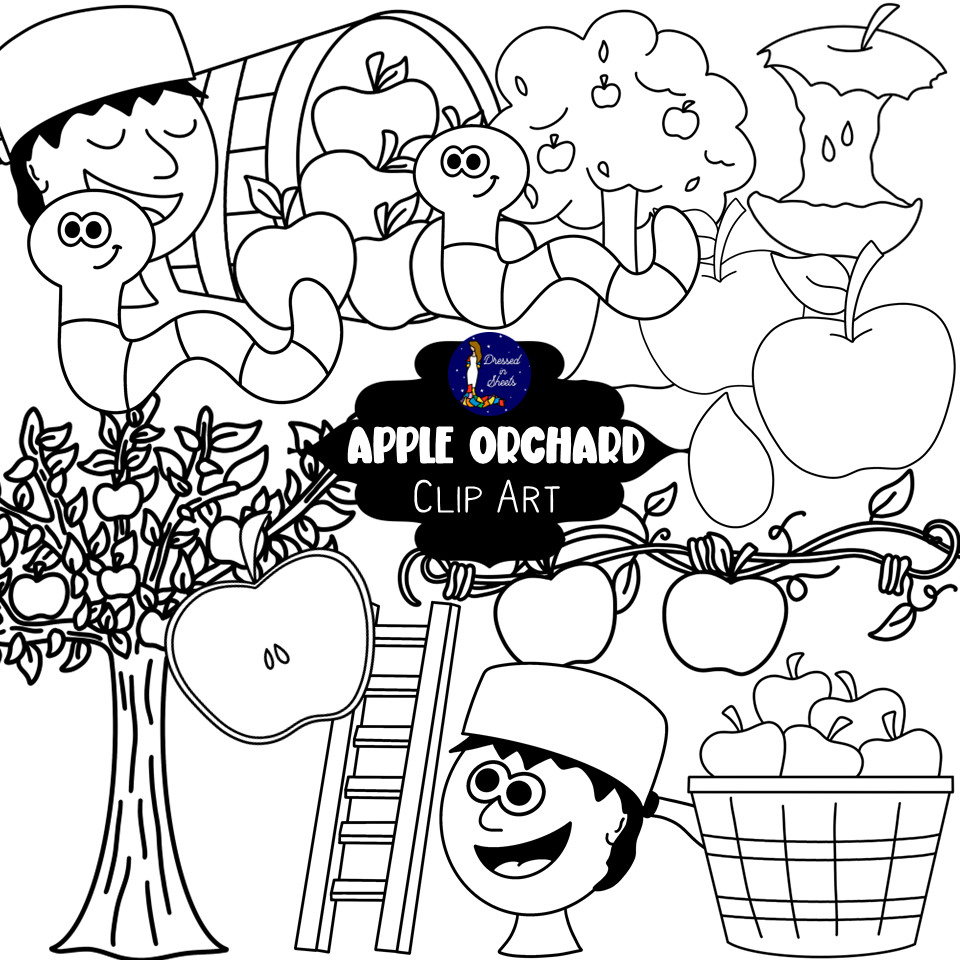 Apple Orchard Clip Art - Payhip