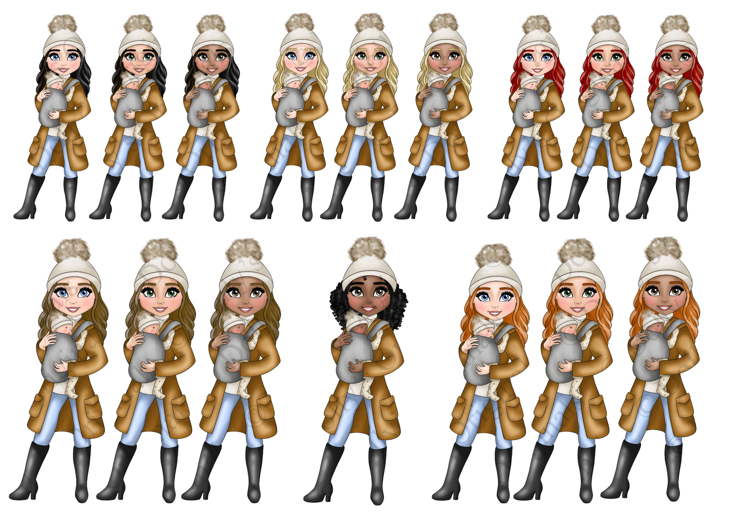 Winter Mum and Baby Carrier Bundle - Payhip