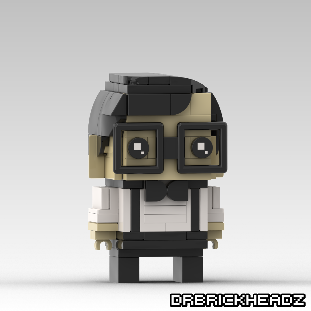Stanley Hudson (The Office) Custom Brickheadz Instructions - Payhip