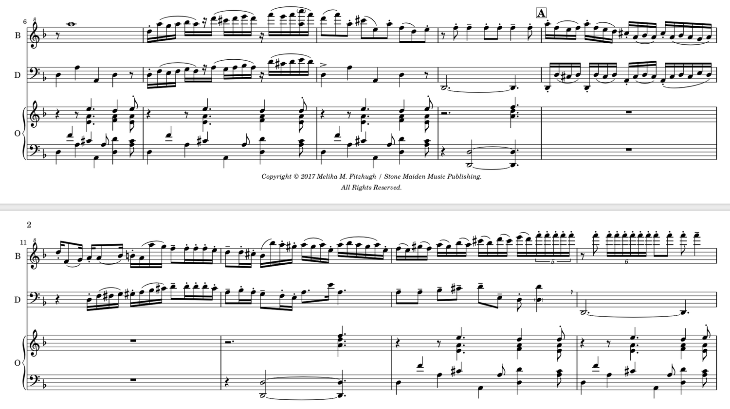 Tali or Toli? for Sopranino Recorder, Curtal, and Continuo Organ - Payhip