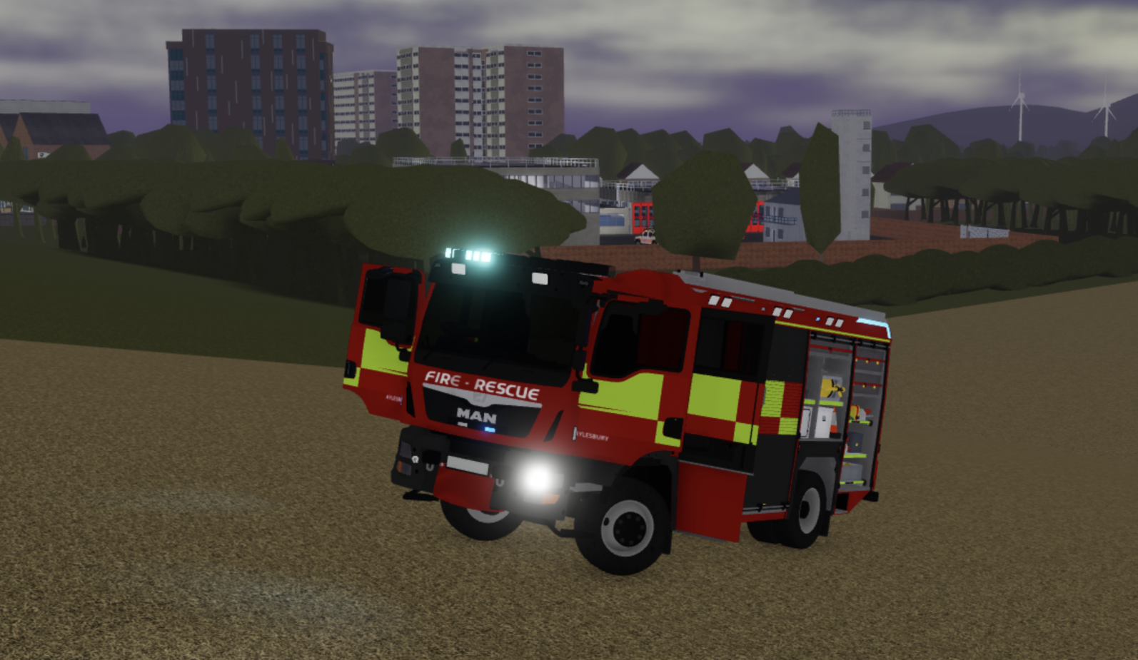 Rural UK Fire Engine 4X4 - Payhip