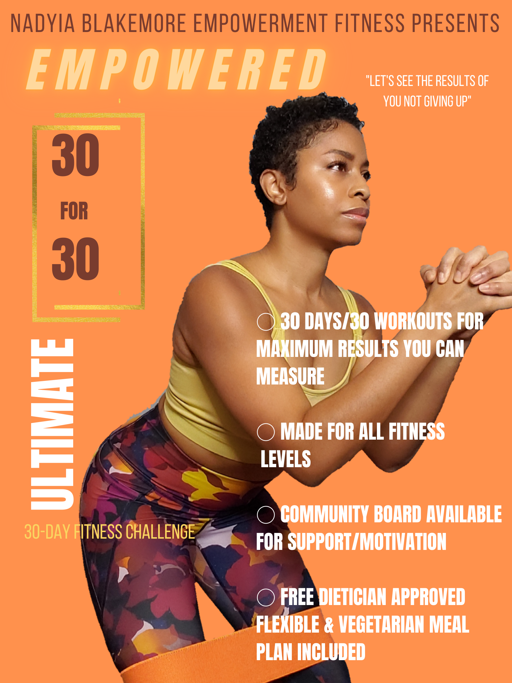 EMPOWERED 30 FOR 30 FITNESS CHALLENGE 50% OFF LAUNCH SALE - Payhip