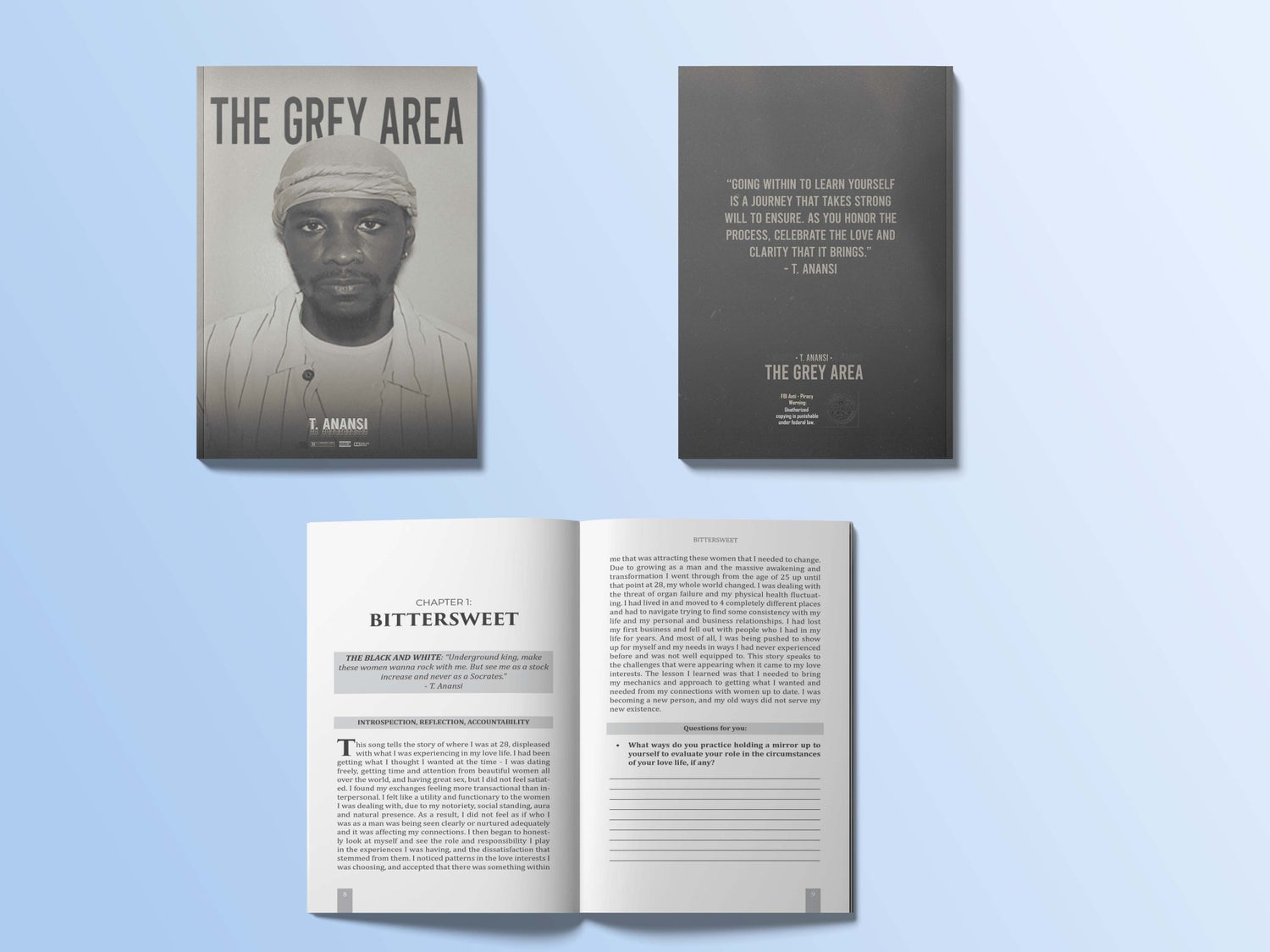 'The Grey Area' (Paperback Book) W/ Album - Payhip