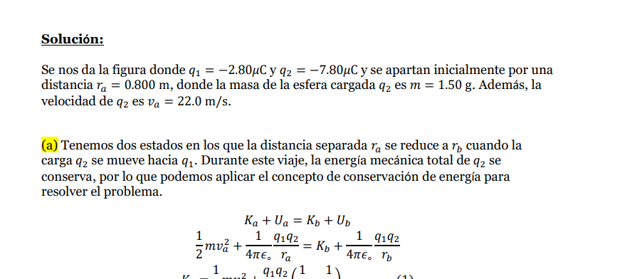 Una esfera pequeña de metal tiene una carga neta de q1 = -2.80 mC y se ...