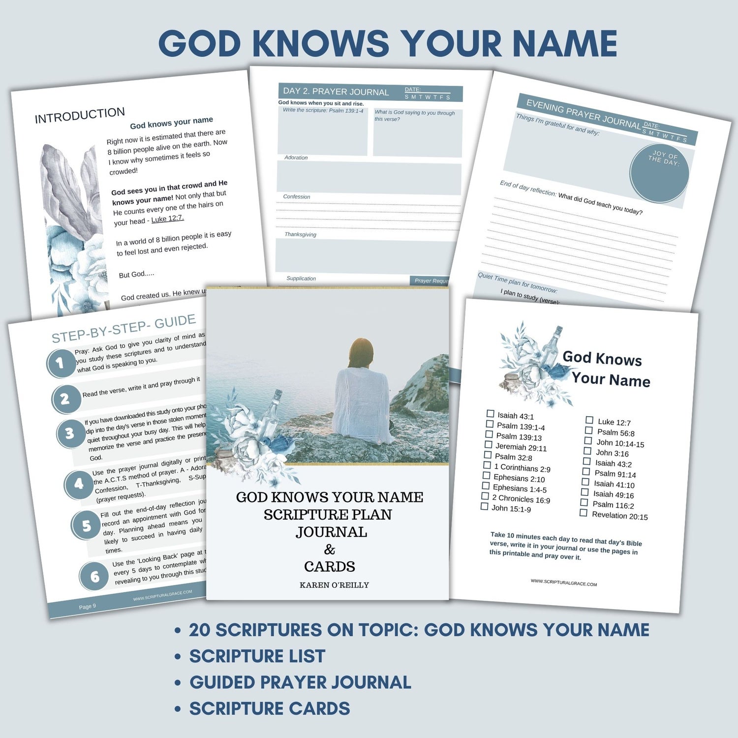 God Knows Your Name Scripture Plan And Journal - Payhip