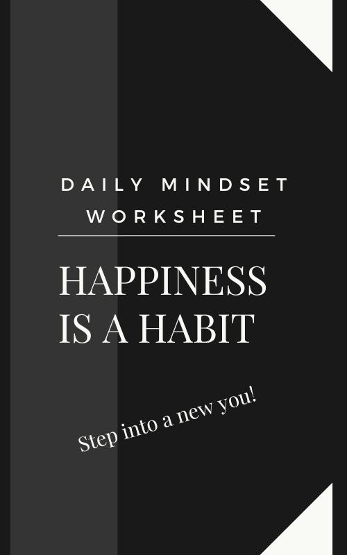 Daily Mindset Worksheet Exercise - Payhip