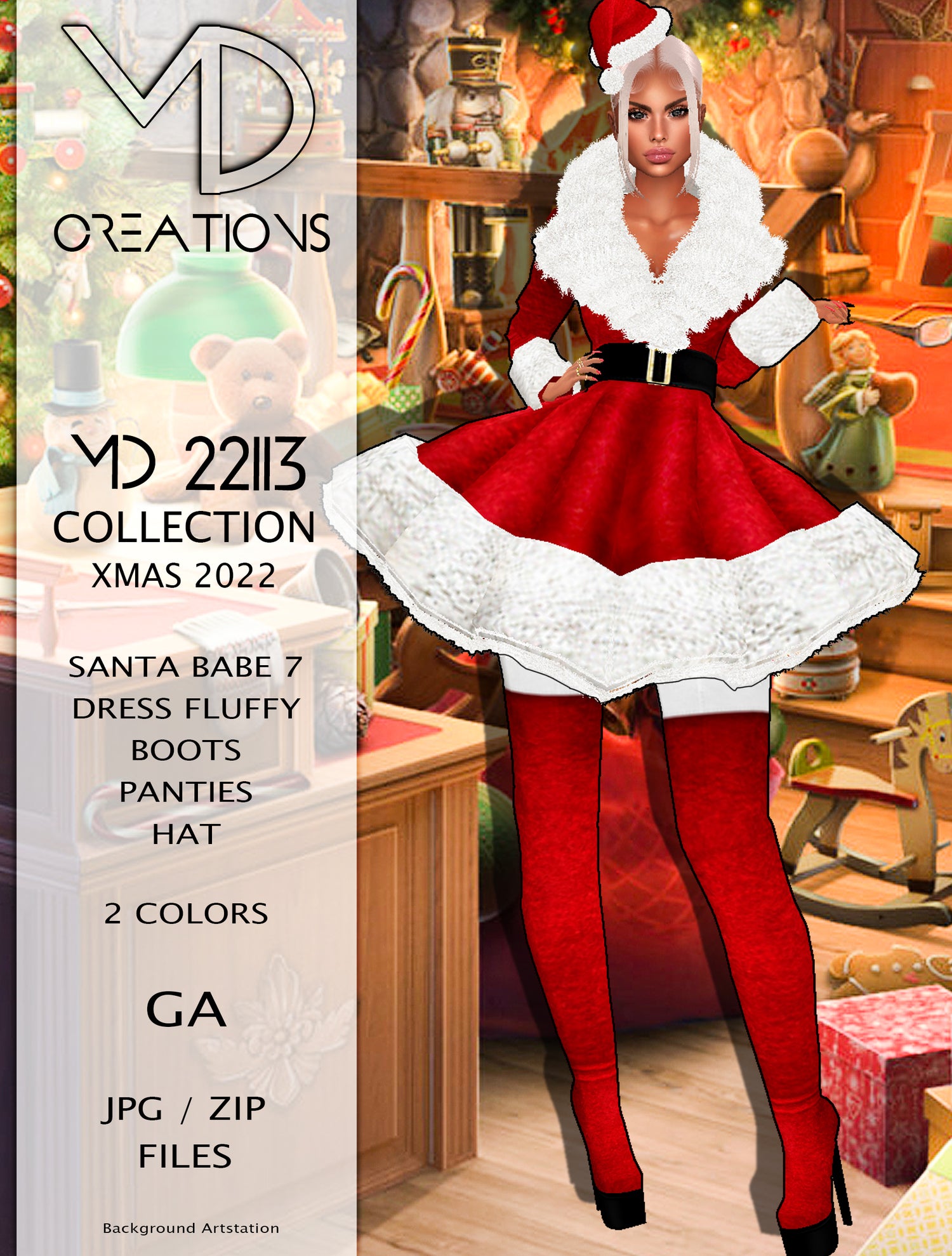 MD 22113 - Santa Babe 7 - Collection Xmas - IMVU - Payhip