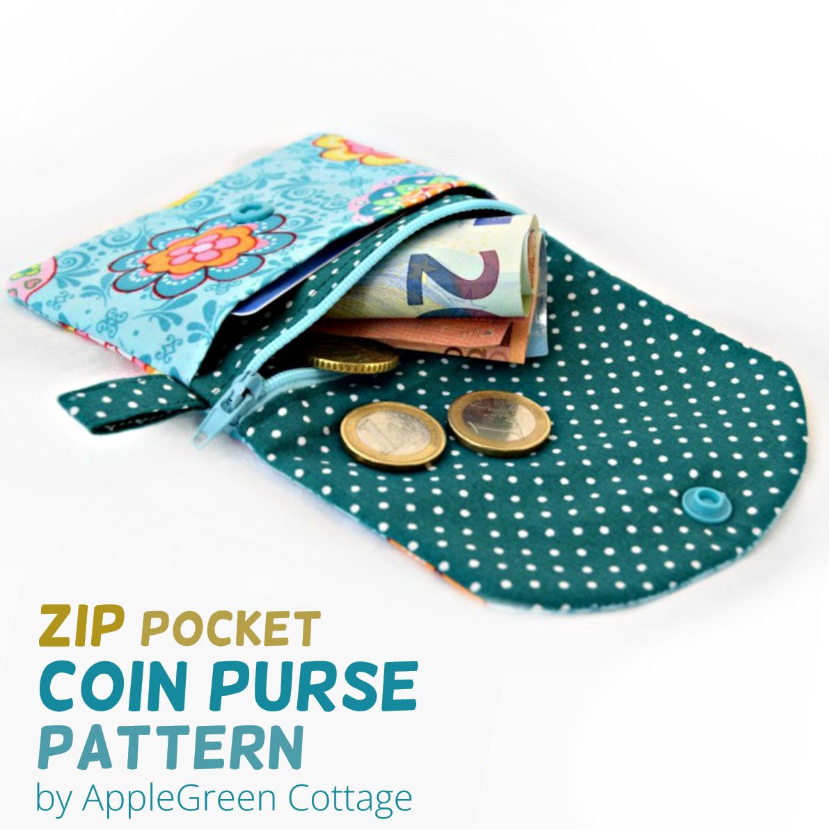 ZIP Pocket Coin Purse Pattern