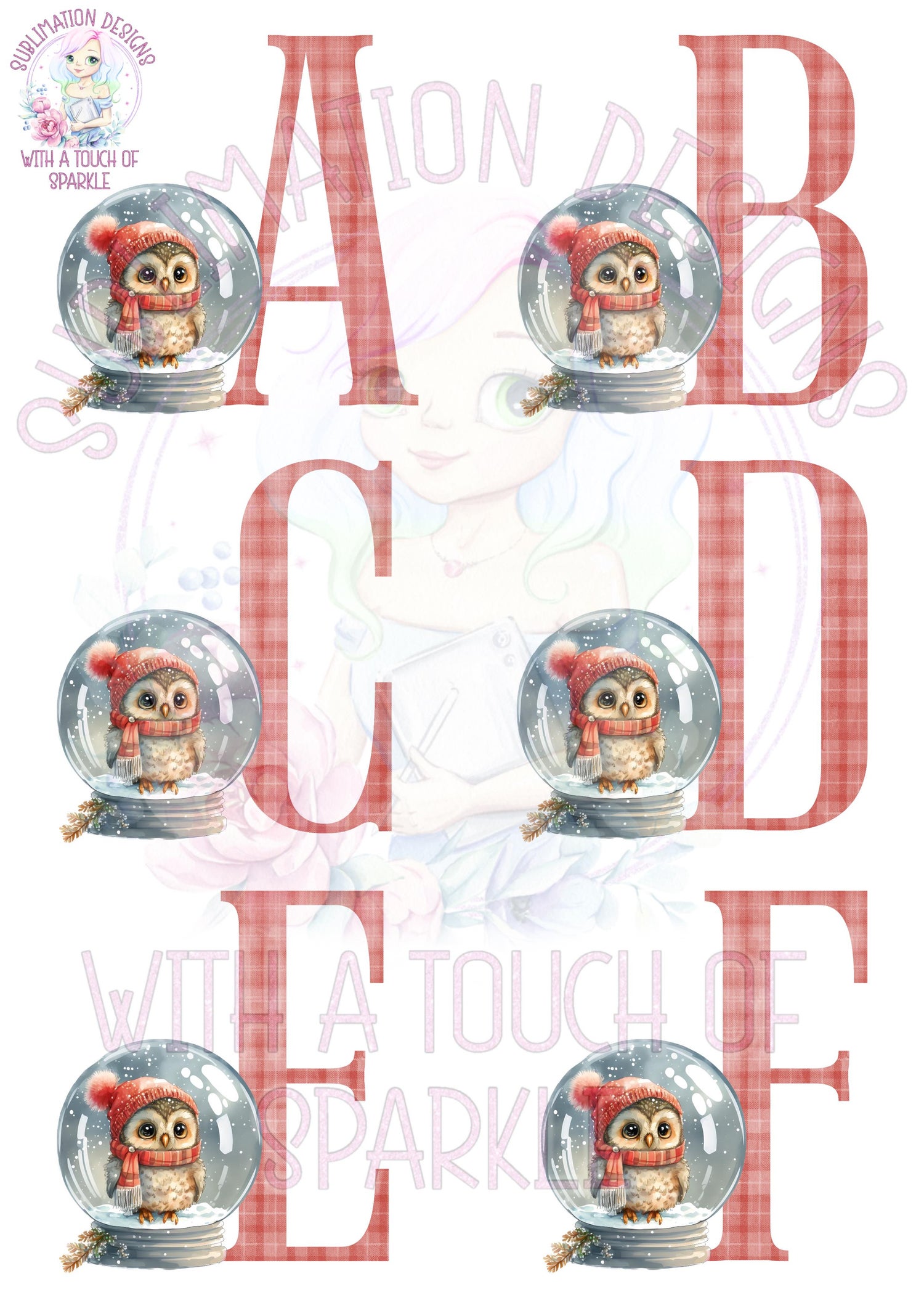 owl snowglobe alphabet - Payhip